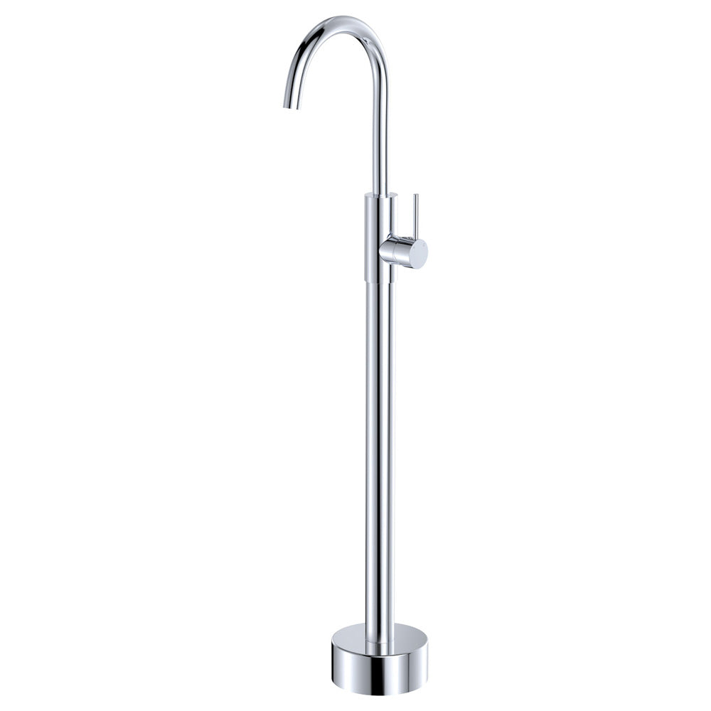 Kaya Floor Mounted Bath Mixer, Chrome – K and R Plumbing Online
