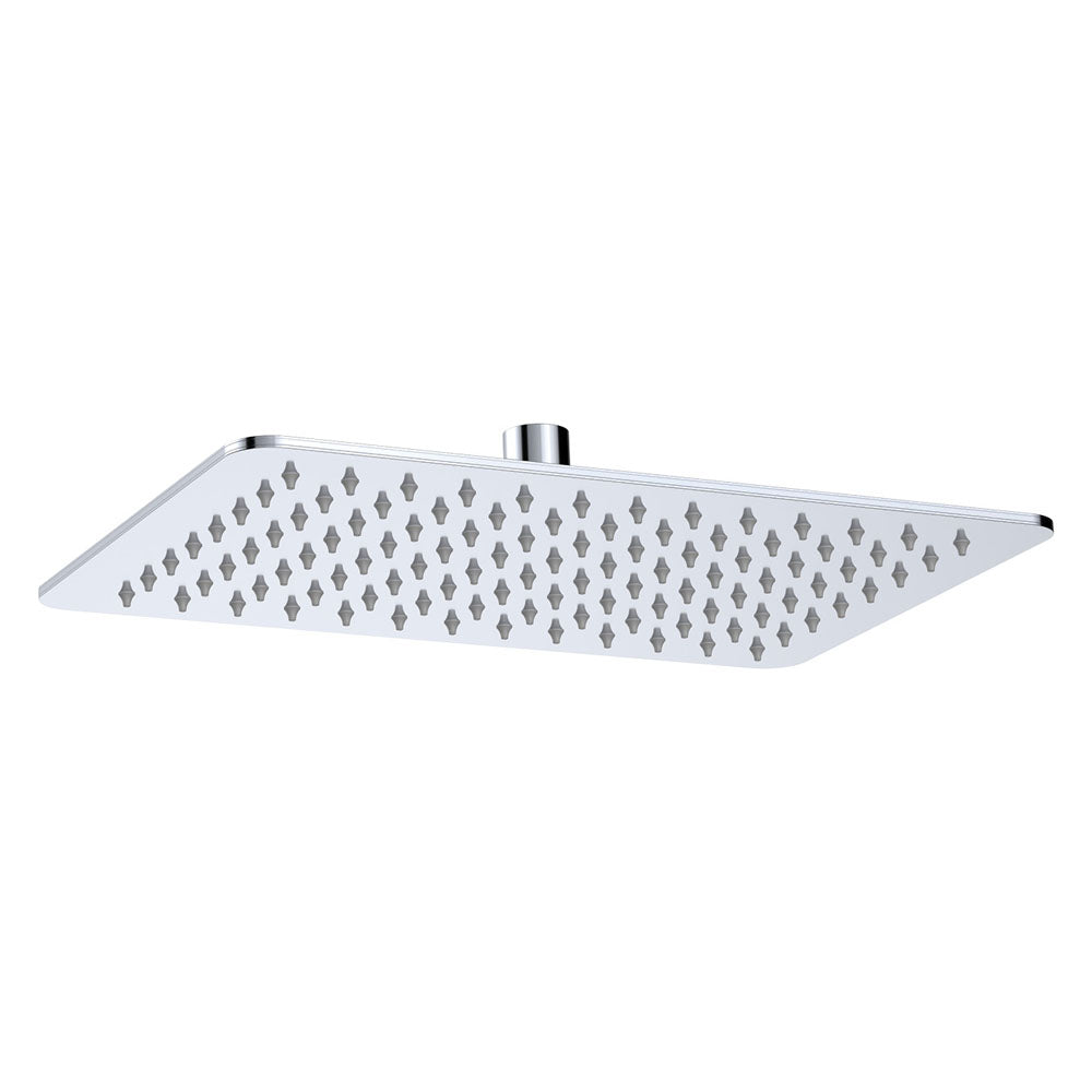 Koko Rectangular Shower Head, Chrome – K and R Plumbing Online