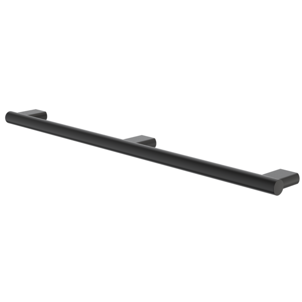 Opal Support Rail 800mm Straight - Matte Black – K and R Plumbing Online