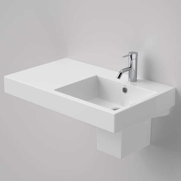 Liano Nexus 750 Wall Basin LHS 1TH – K and R Plumbing Online